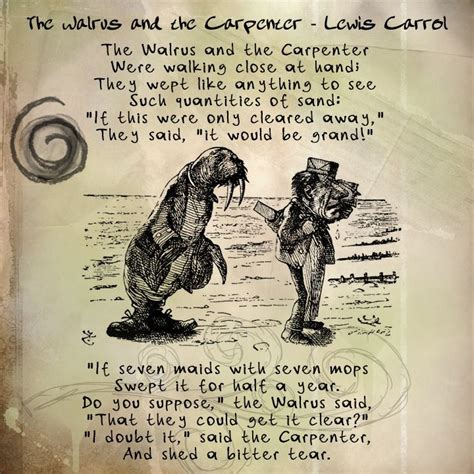 The Walrus And The Carpenter By Lewis Carroll Part 1 Lewis Carroll
