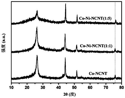 Preparation Method Of Cobalt Nickel Nitrogen Co Doped Carbon Nanotube