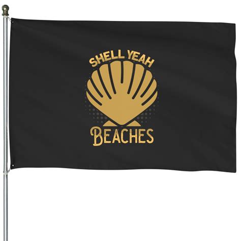 Shell Yeah Beaches Shells For Shell Collectors 21 House Flags Sold By Milnesjannieuk311 Sku