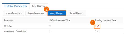 reconfigure the parameters of an apsaradb rds for sql server instance