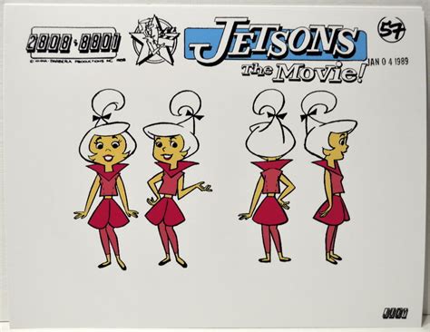 The Jetsons Model Sheets Traditional Animation