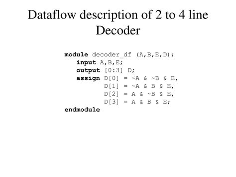ppt hdl for combinational circuits powerpoint presentation free
