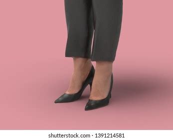 75147 Beautiful Business Women Legs High Heel Shoes Royalty Free