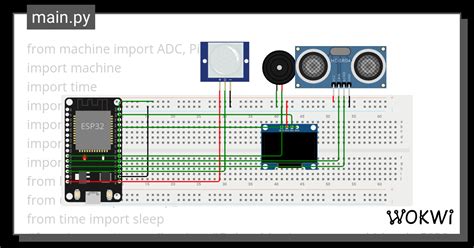 Pir Ultrasonic Buzzer Copy Wokwi Esp32 Stm32 Arduino Simulator