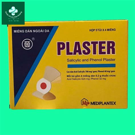 Miếng Dán Plaster Mediplantex Giảm Vết Chai Sần Mụn Cơm Dược Sĩ Lưu