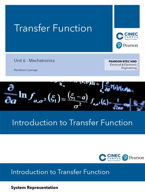 transfer function pdf damping mathematical objects