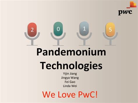 Pwc Case Challenge 2015 Ppt