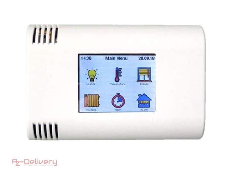 arduitouch wandgehäuseset mit touchscreen für esp8266 und esp32 heise