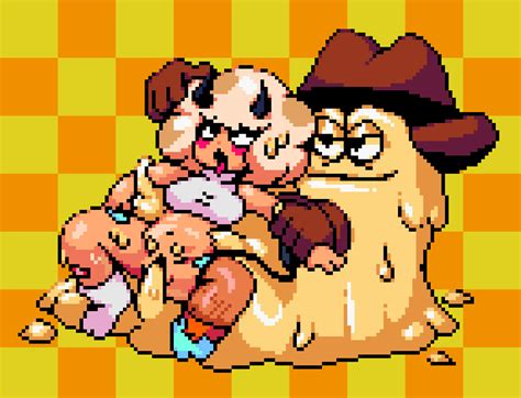 Rule 34 Bekkorw Cheeseslime Pizza Tower Demon Girl Demon Horns