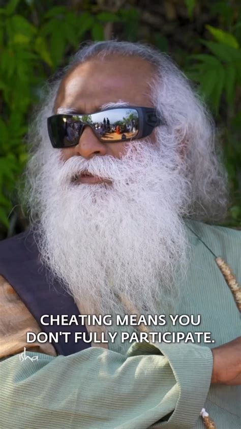 Cheating R Sadhguru