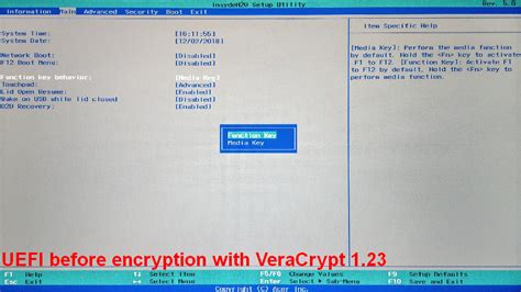 Uefi Win10home Veracrypt 1 23 Uefi Does Not Offer Any Options
