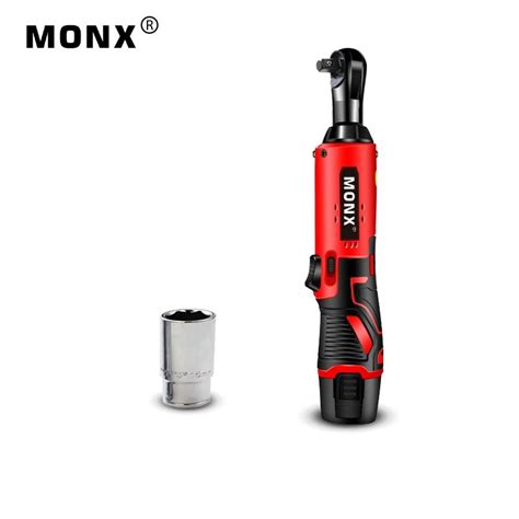 monx 12v 무선 전기 렌치 자동차 수리 도구 세트 45nm 3 8 앵글 드릴 스크루 드라이버 제거 나사 너트 전기 토크