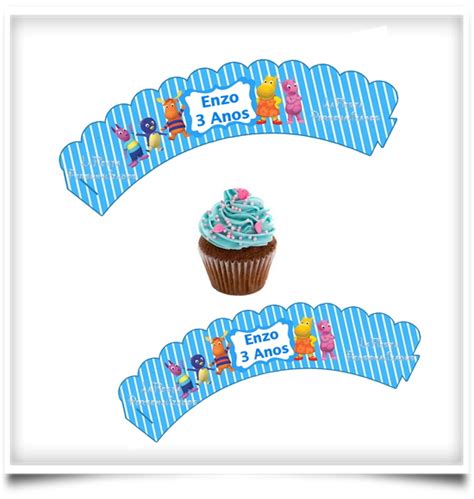 Wrappers Para Cupcake Backyardigans Elo7 Produtos Especiais