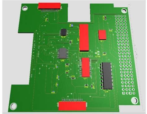 Payload Pcb Layout The Payload Printer Test Board Figure 9