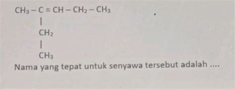 Ch3 C Ch Ch2 Ch3 Ch2 Ch3 Nama Yang Tepat Untuk Senyawa Tersebut Adalah