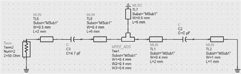 Schematic Of A Passive Elements Matching Network Download