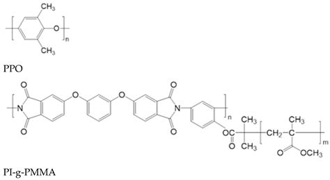 Copolyimide Brushes As A Component Of A Hybrid Poly Phenylene Oxide