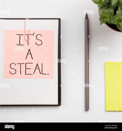 Text Caption Presenting Its A Steal Business Concept Getting Confidential Informations Cyber