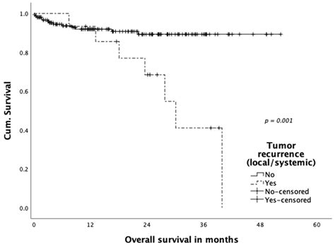 Overall Survival According To Tumor Recurrence Download Scientific Diagram