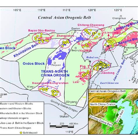 A Simplified Geological And Tectonic Map Of The Ncc Modified After