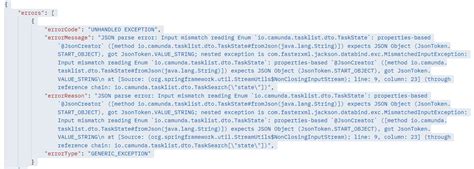 Json Parser Error · Issue 18 · Camunda Community Hubcamunda Tasklist