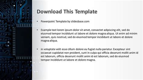 Computer Chip PowerPoint Template Slidesbase Powerpoint Templates Powerpoint Computer Chip