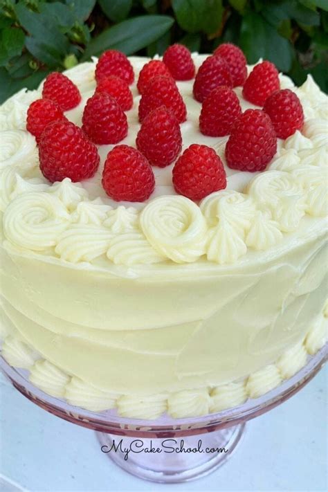 Raspberry Layer Cake My Cake School