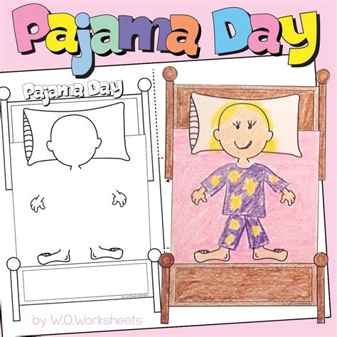 Pajama Day Printable Activities