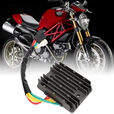 Titishop Motorcycle Voltage Rectifier Plug And Play Aging Resistant