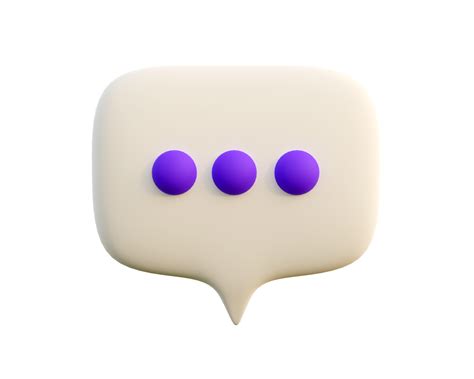 3d Message Bubble 12627893 Png