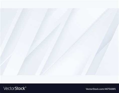 Grey White Abstract Background Geometry Shine Vector Image