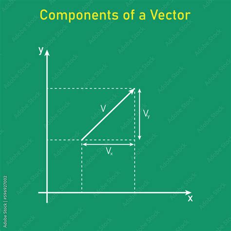 Components Of A Vector In The Coordinate Axis The Parts Of A Vector In