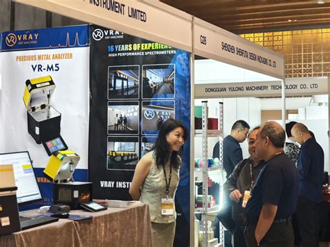 Vray Showcases Advanced Xrf Spectrometer At Pwgs Gold Fair Vray Instrument