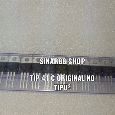 TR TRANSISTOR TIP41C TIP 41C ST ORIGINAL KW 1 ASLI Lazada Indonesia