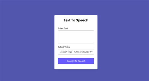 GitHub Ardaltunel Text To Speech App Reads The Written Text Aloud In The Desired Accent