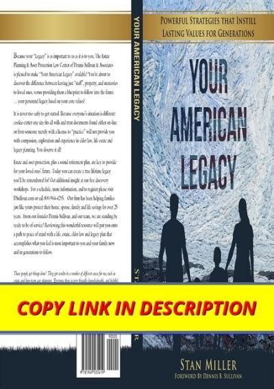 Download Pdf Your American Legacy Powerful Strategies That Instill