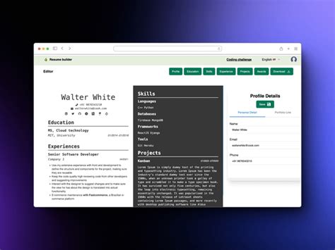 Made A Free Resume Builder With React Rreact