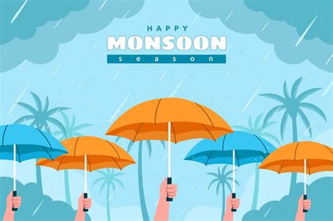 Kerala Monsoon Vectors And Illustrations For Free Download