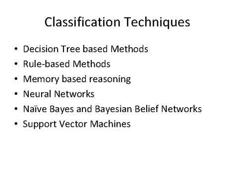 Classification Basic Concepts And Decision Trees A Programming