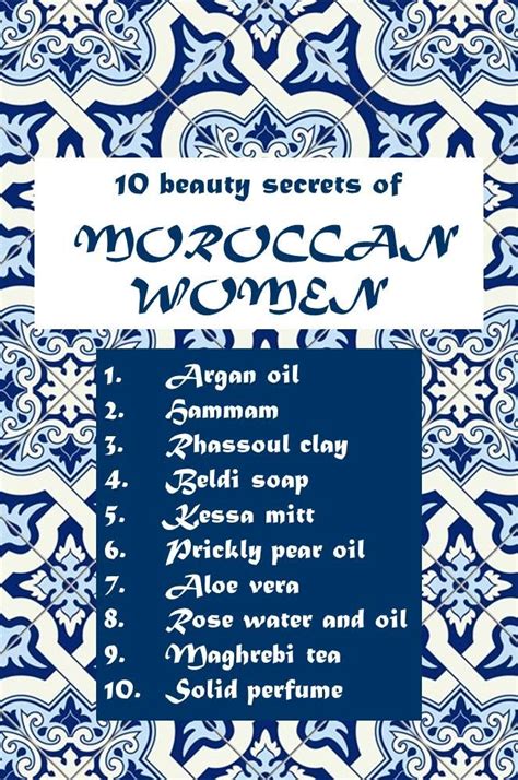 10 Beauty Secrets Of Moroccan Women Beauty Secrets Homemade Beauty