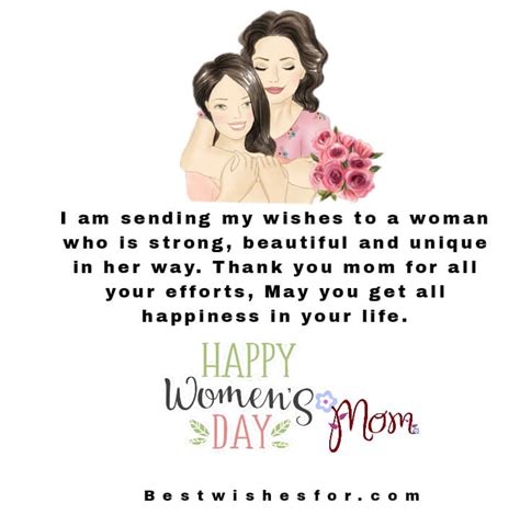 Happy Womens Day To My Mom Best Wishes