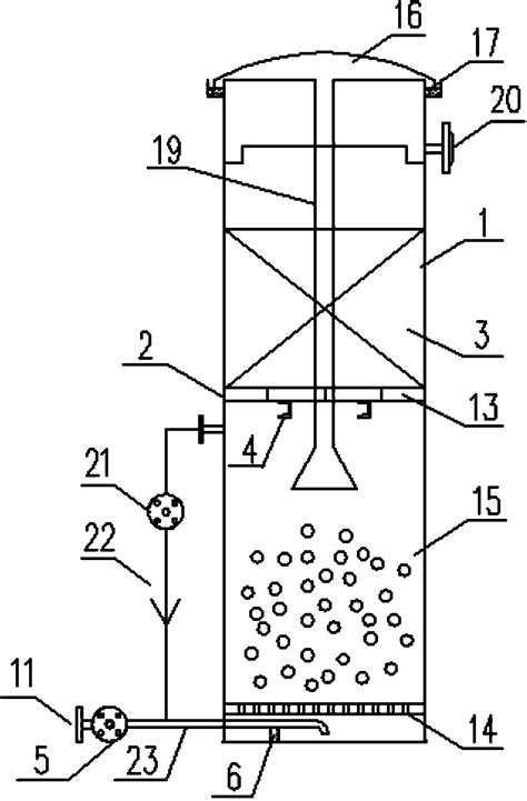 高有机氮印染废水处理厌氧氨化反应器