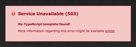 TYPO3 No TypoScript Template Found Quick Fix