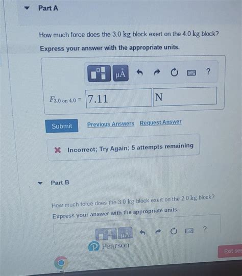 Solved Blocks With Masses Of 2 0 Kg 3 0 Kg And 4 0 Kg Are