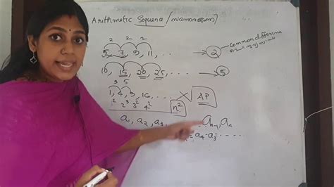 sslc maths arithmetic sequences episode 4 youtube