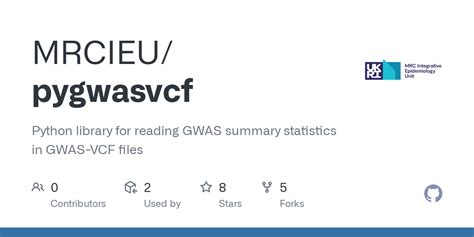 github mrcieu pygwasvcf python library for reading gwas summary