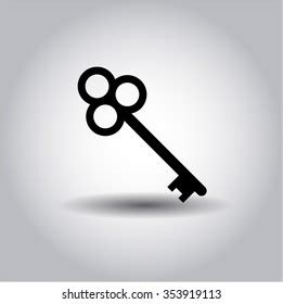 Key Symbol Stock Vector Royalty Free 353919113 Shutterstock