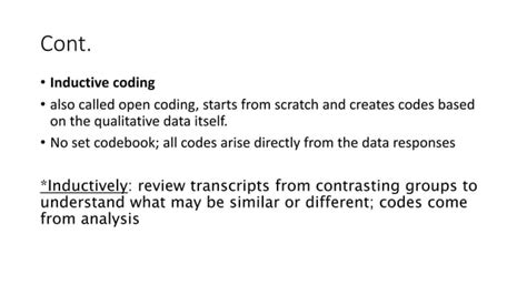 Open Coding Training In Qualitative Research Ppt