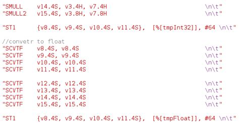 floating point neon int32 conversion to float gives wrong result