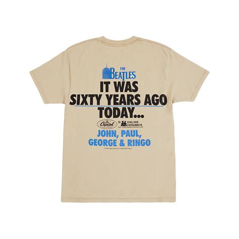 The Beatles Sixty Years Ago Today T Shirt Capitol Store
